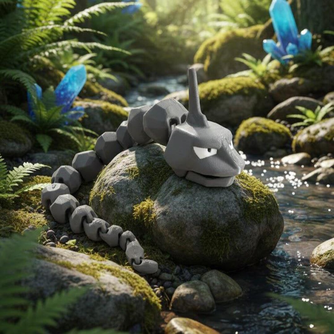 Articulated 3D Printing Pokemon Onix Figurine ONIX | Fidget Toy ...