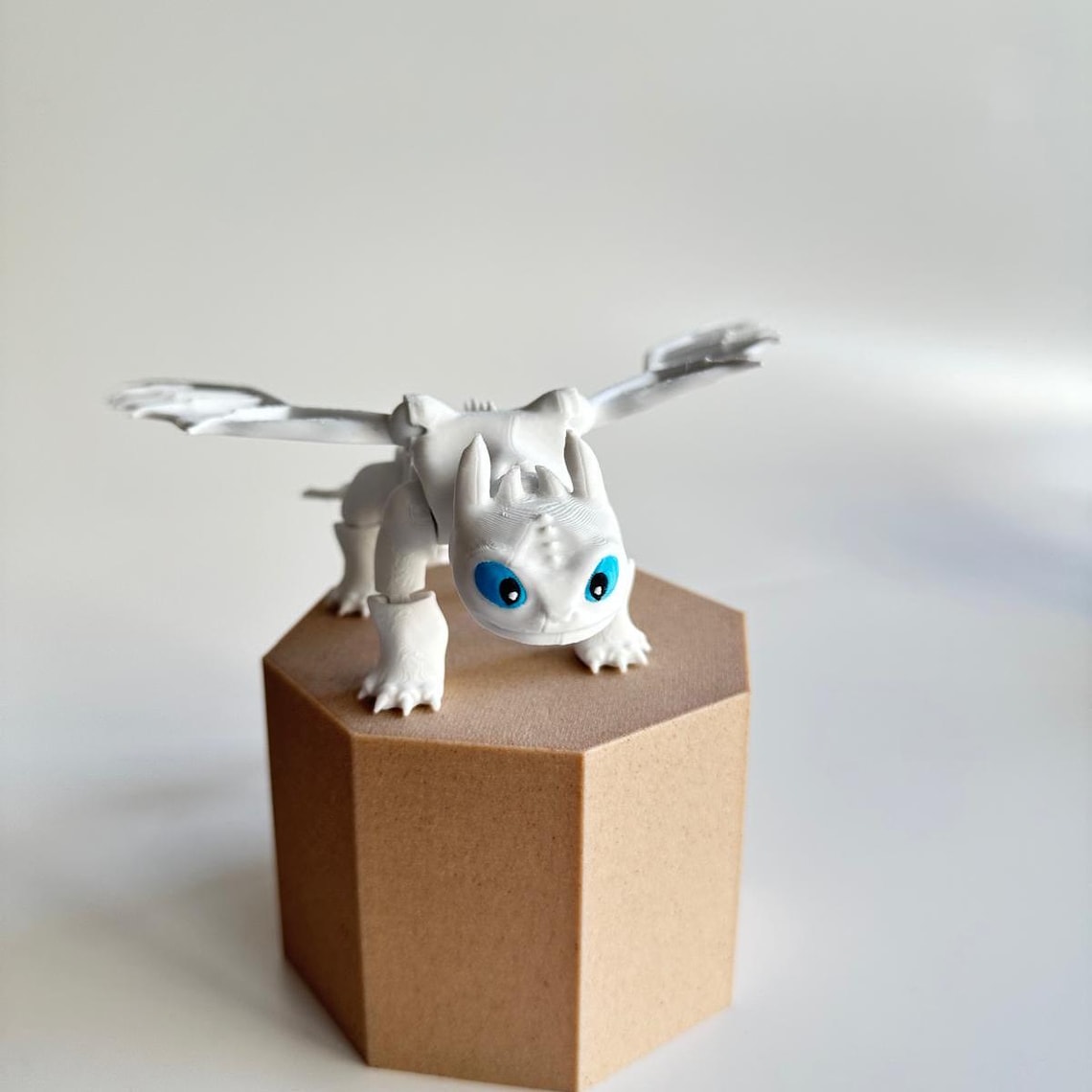 3D Printed Flexi Toothless Dragon Agriculated Figure | HTTYD Night Fury ...