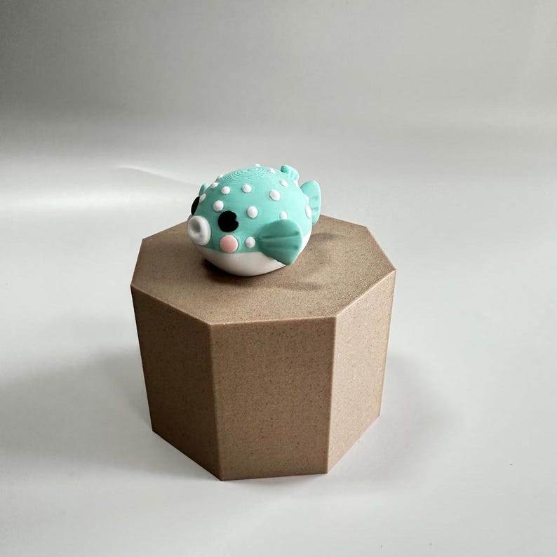 3D Printed PUFFERFISH | Cute Small Animals | CUTE FISHES | Articulating ...