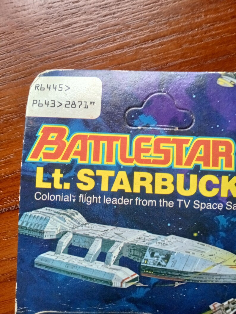 Vintage Battlestar Galatica 1978 Lieutenant Starbuck Action Figure New ...