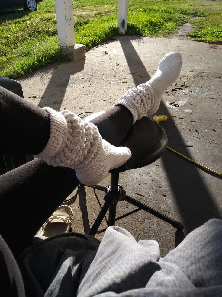 Cotton Slouch Socks | Soft Knit Lounge Socks, Comfy Homewear - Etsy