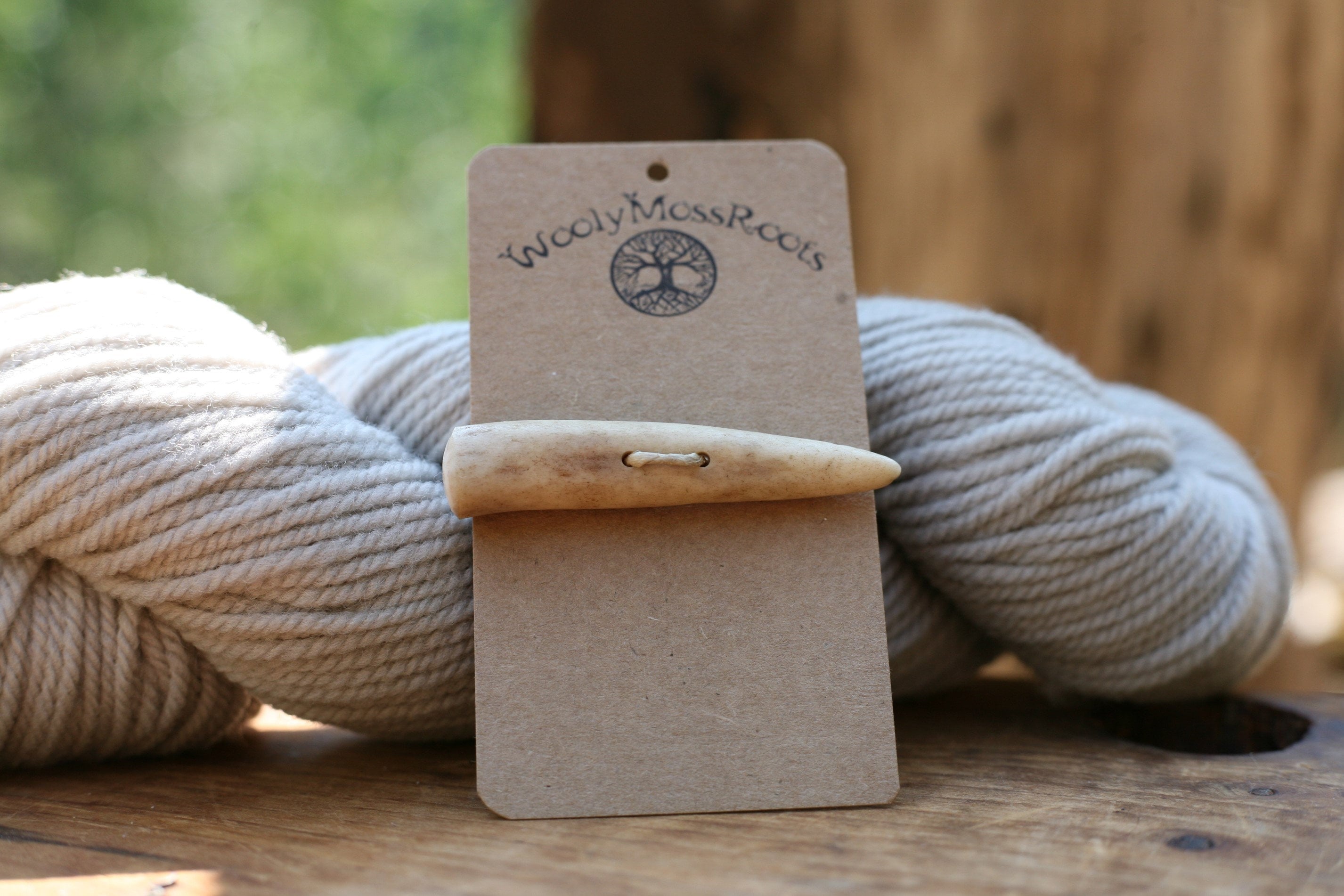 Deer Antler Toggle Button