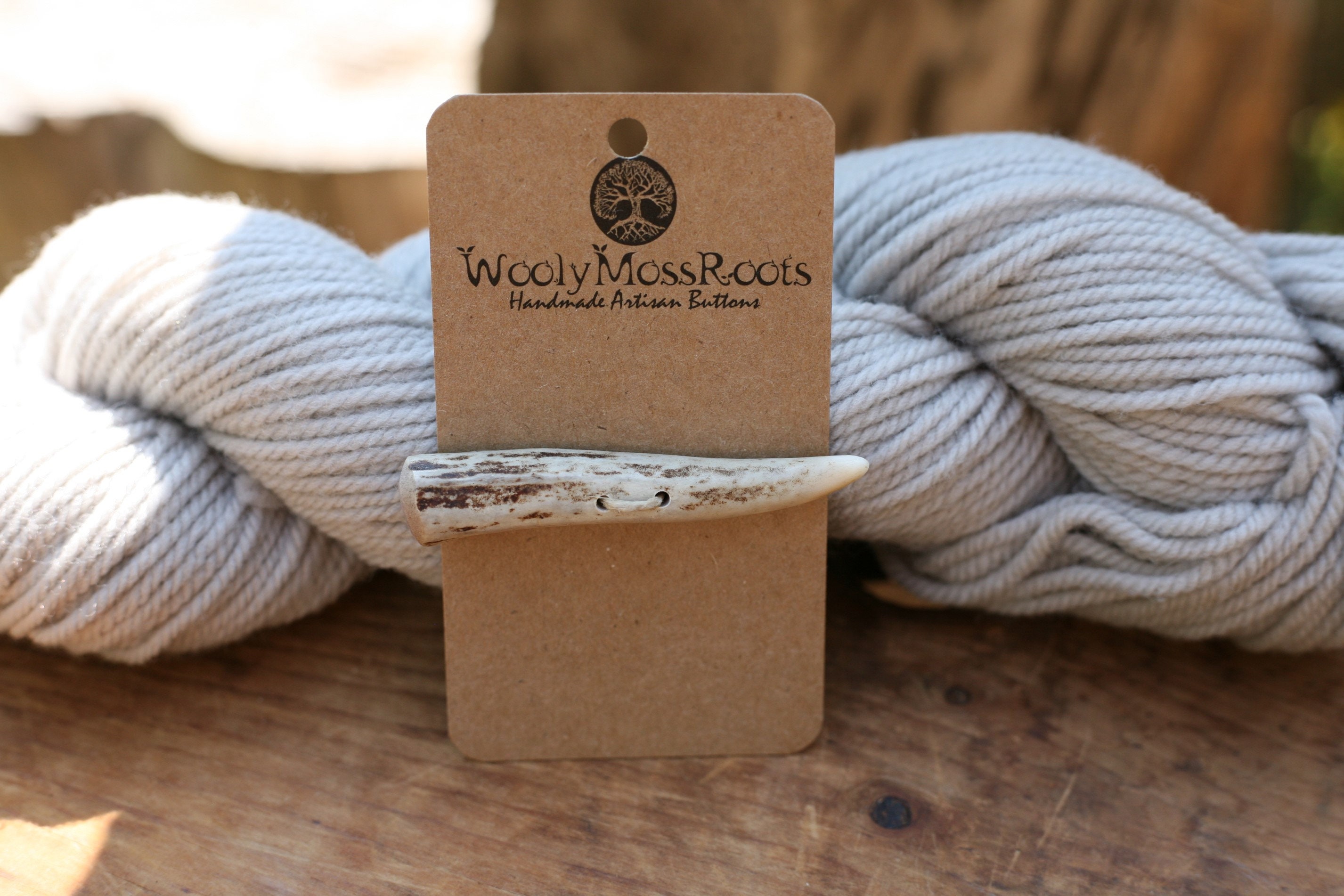 Deer Antler Toggle Button