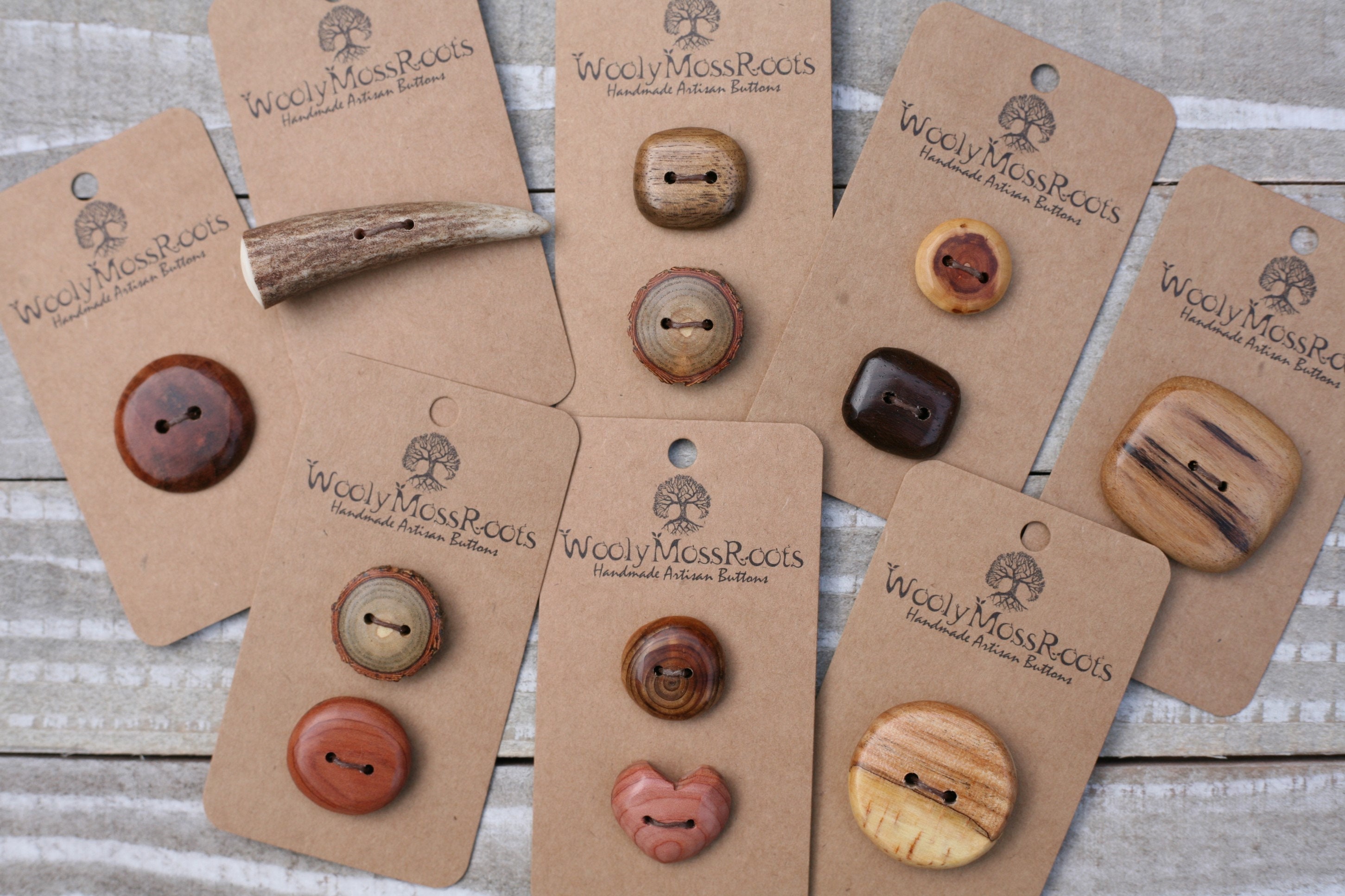 Handmade Button Mix {12 Buttons}