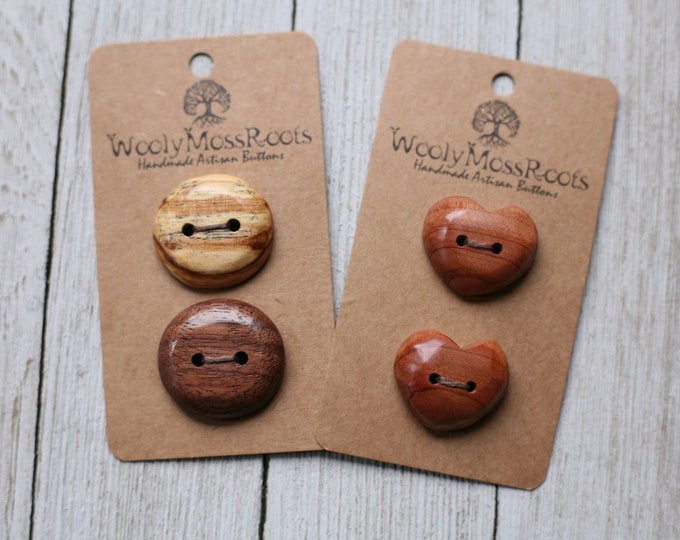 Handmade Button Mix {4 Buttons} - Etsy