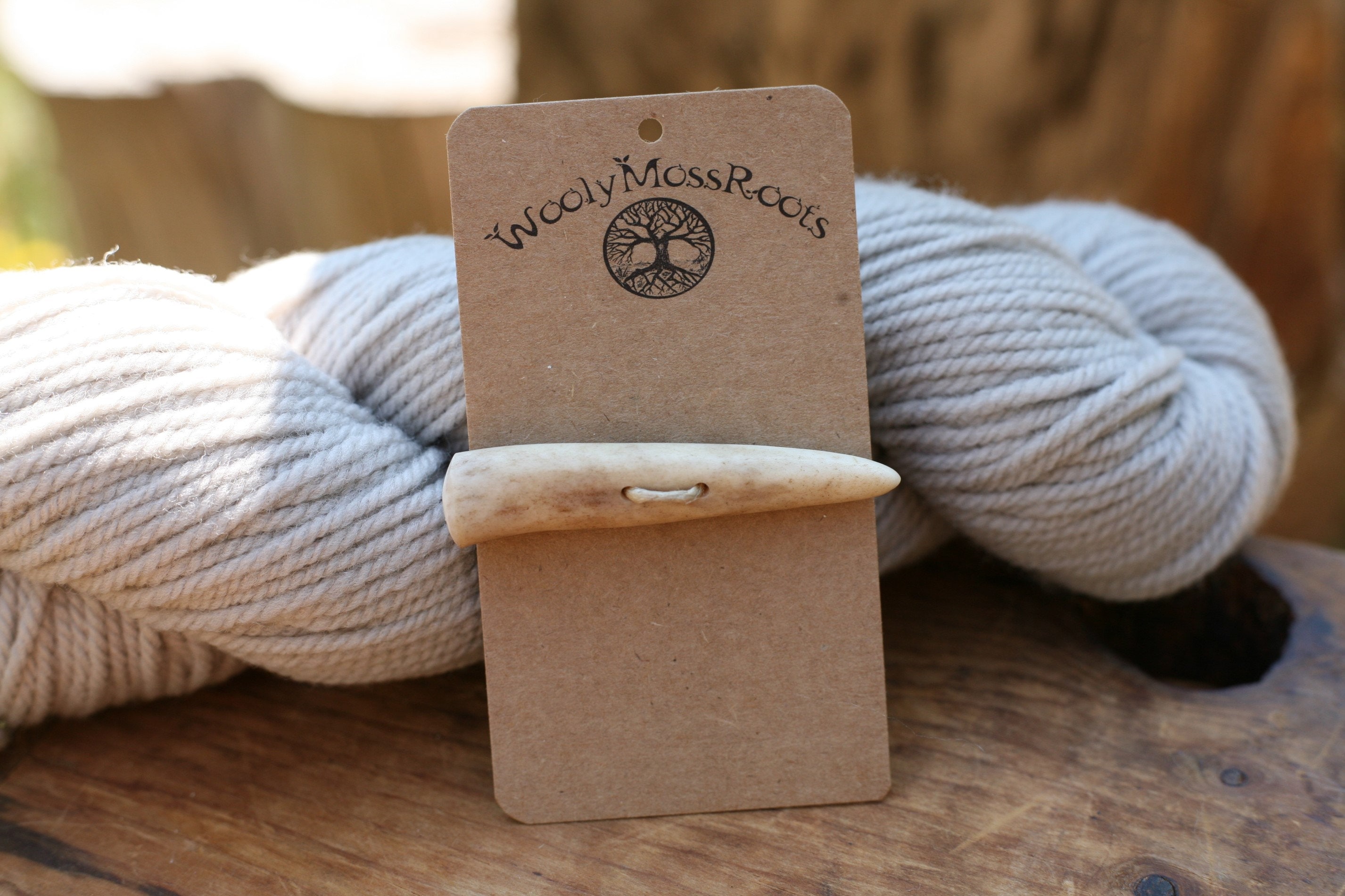 Deer Antler Toggle Button