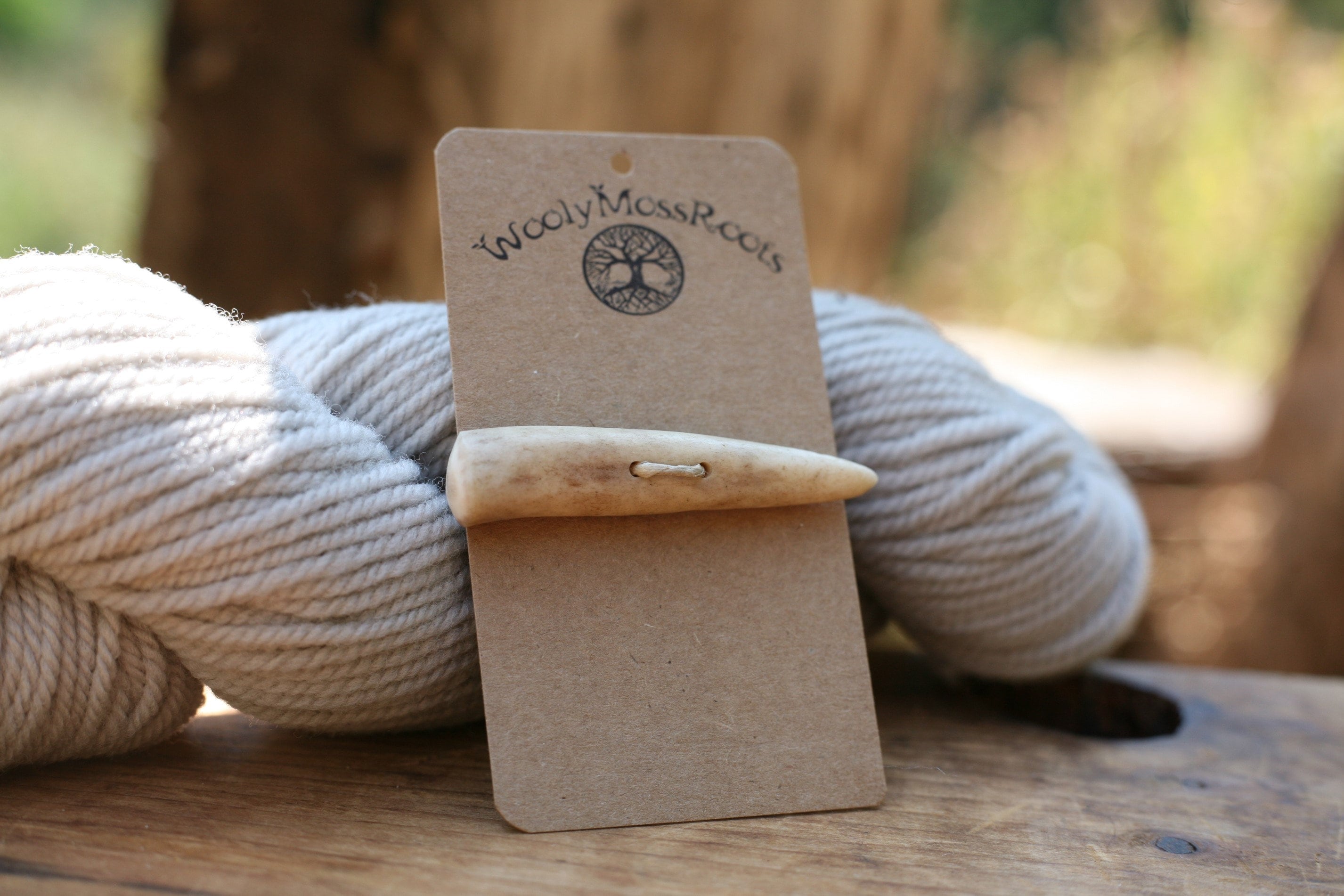 Deer Antler Toggle Button