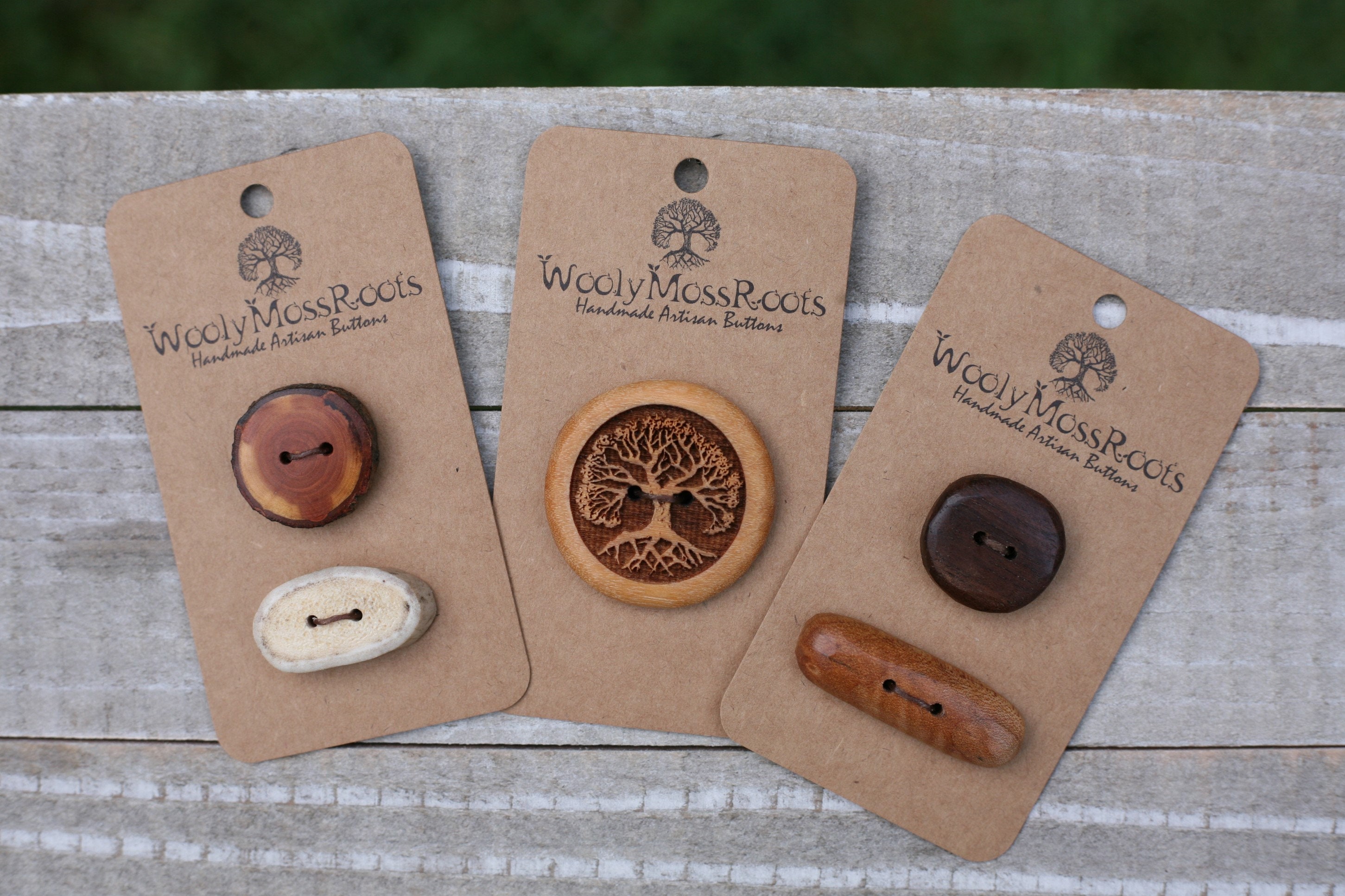 Handmade Button Mix {5 Buttons}