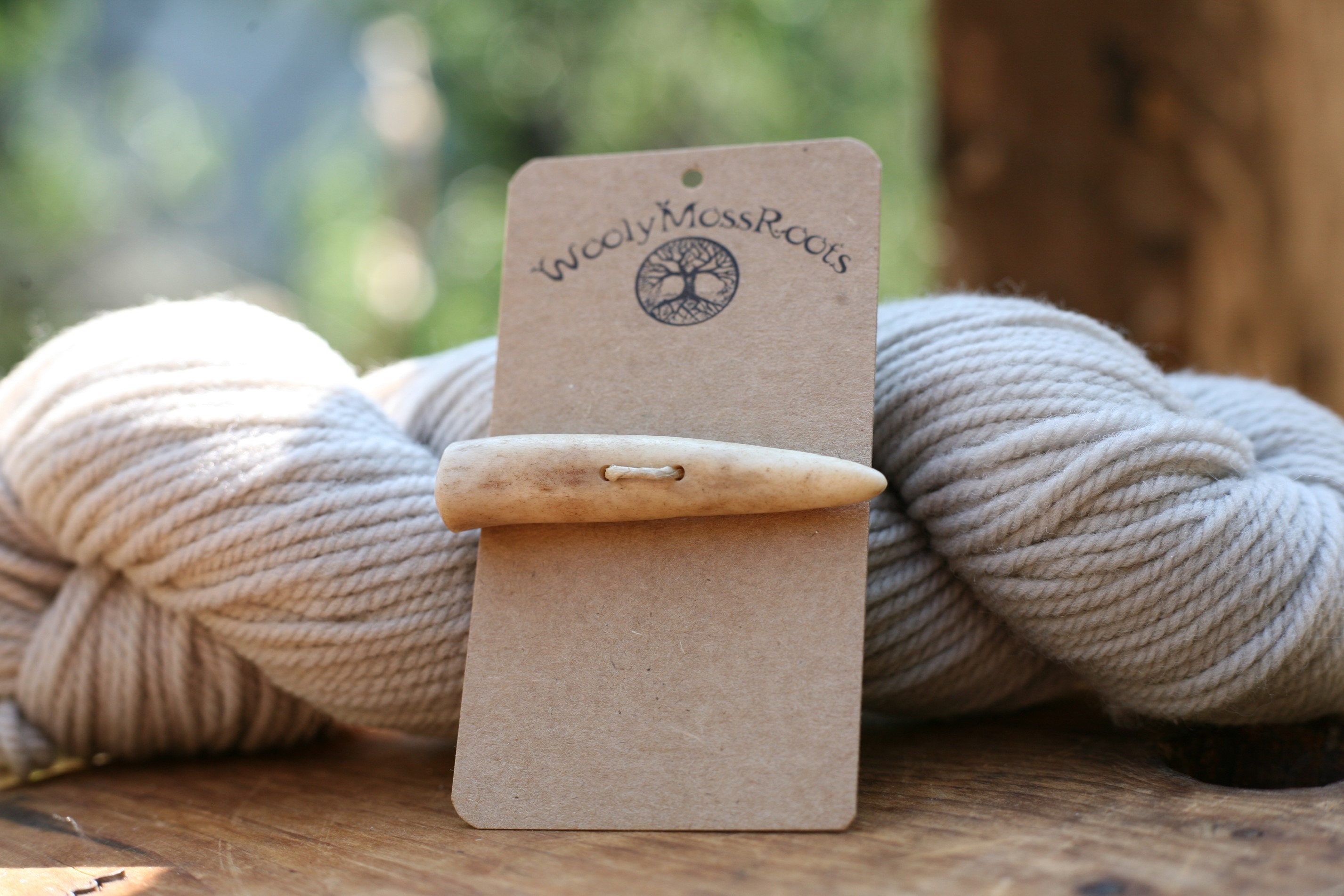 Deer Antler Toggle Button