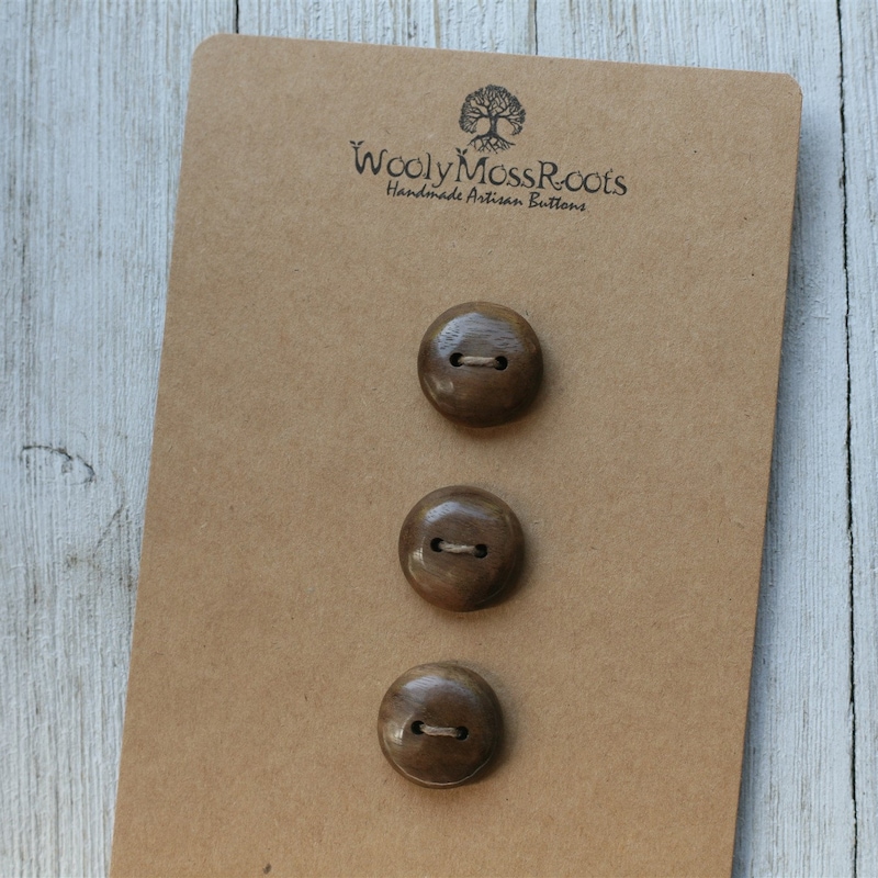 Wood Buttons - Etsy
