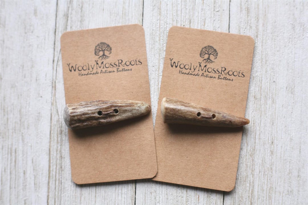 2 Toggle Buttons in Shed Deer Antler {button Mix} - Etsy