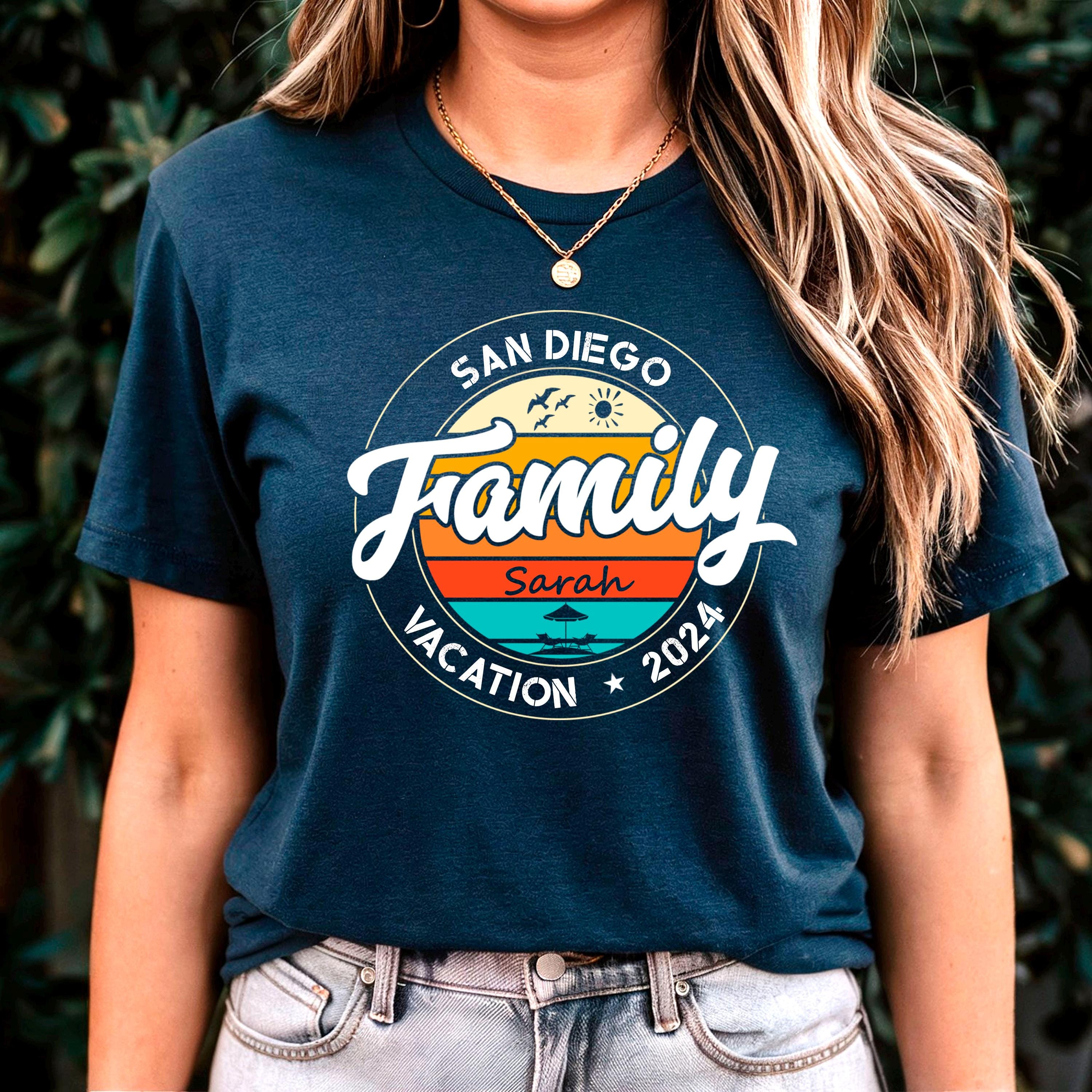 Personalized Family Vacation Shirt, Custom Vacation Shirts, Family ...