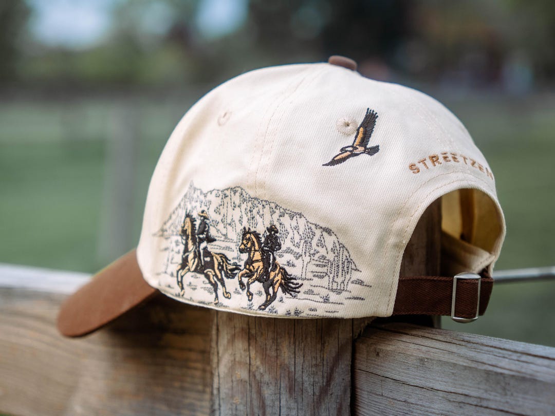 Western Embroidered Cap - Unisex - Cowboy Hat - Etsy