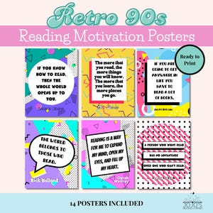 Motivational Classroom Posters | Reading Classroom Decor ...