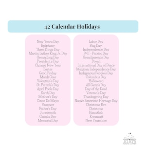 Pocket Chart Classroom Calendar Holidays and Special Events | Calendar ...