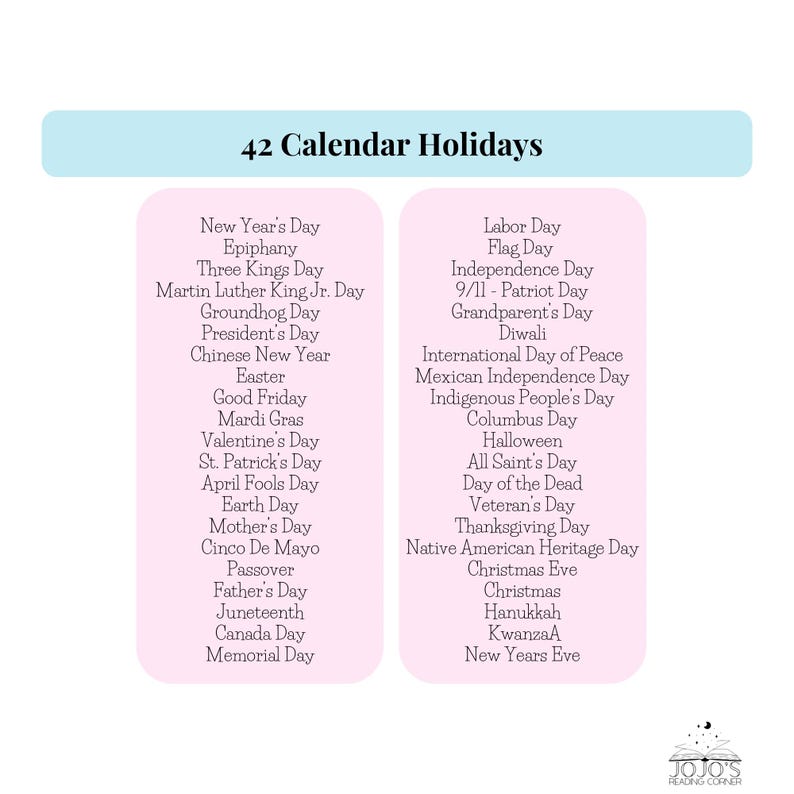 Pocket Chart Classroom Calendar Holidays and Special Events | Calendar ...