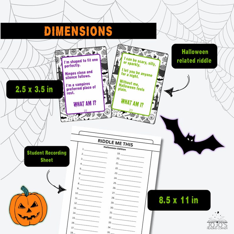 Halloween Inferencing Activity | Halloween Riddles for Kids | ELA ...