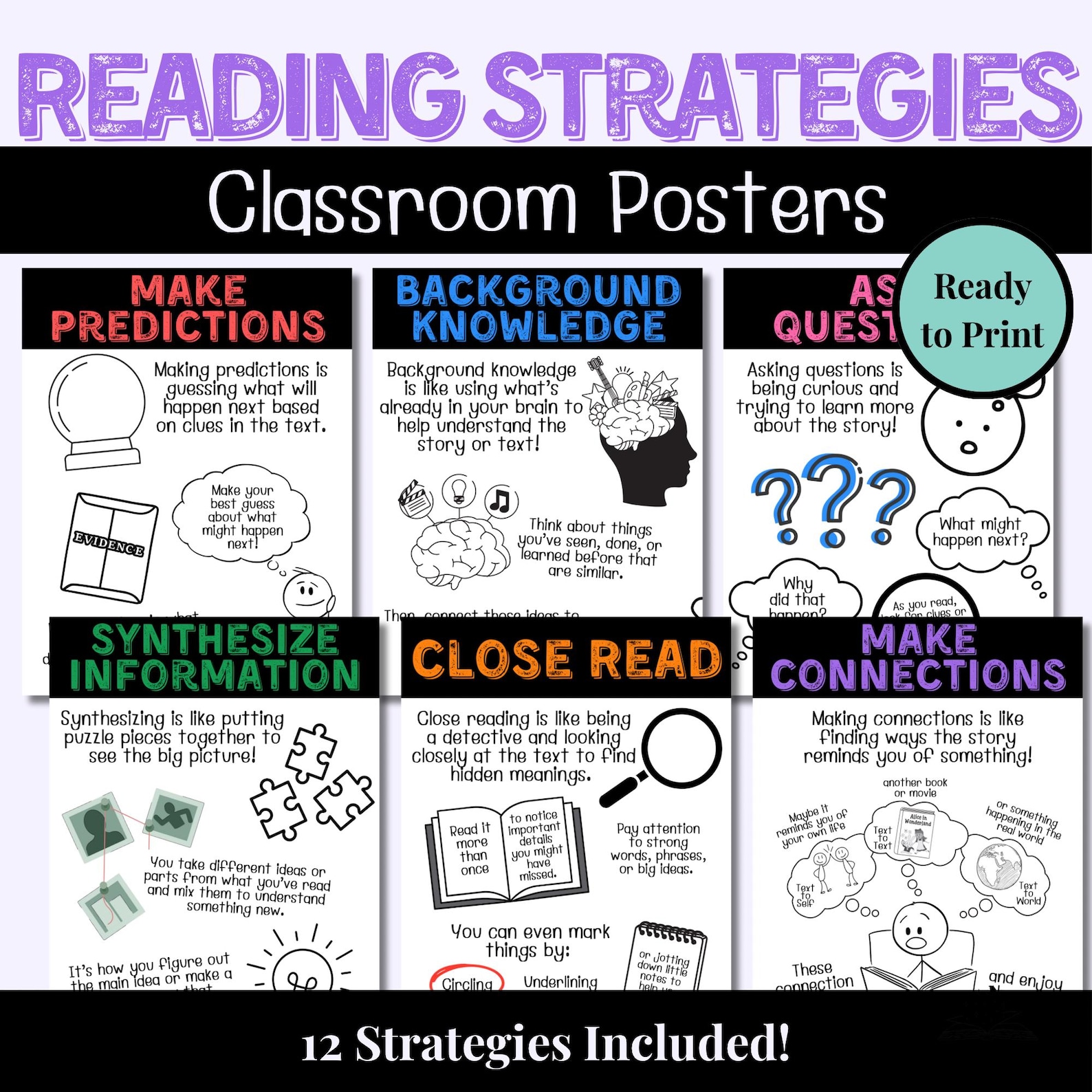 Essential Reading Strategies | Middle School English Language Arts and ...