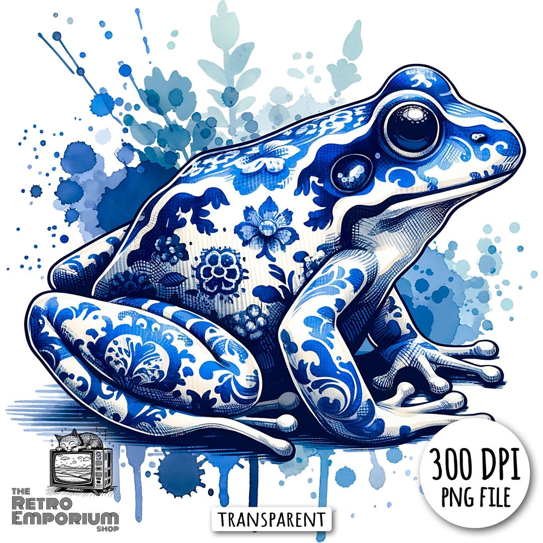 Frogful PNG, Toile De Jouy Aesthetics, Watercolor Frog Clipart, France ...