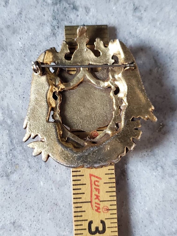 Vintage Heraldic Coat of Arms Shield Pins Brooches an… - Gem