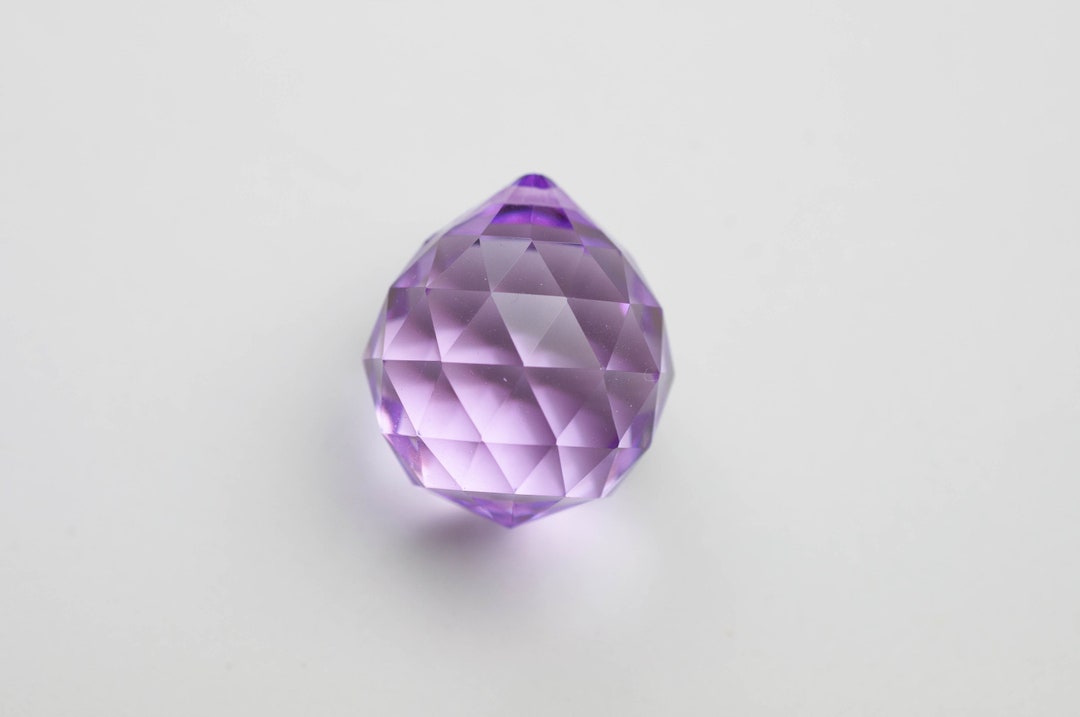 30mm - Light Purple Chandelier Crystal Ball Prisms - Etsy