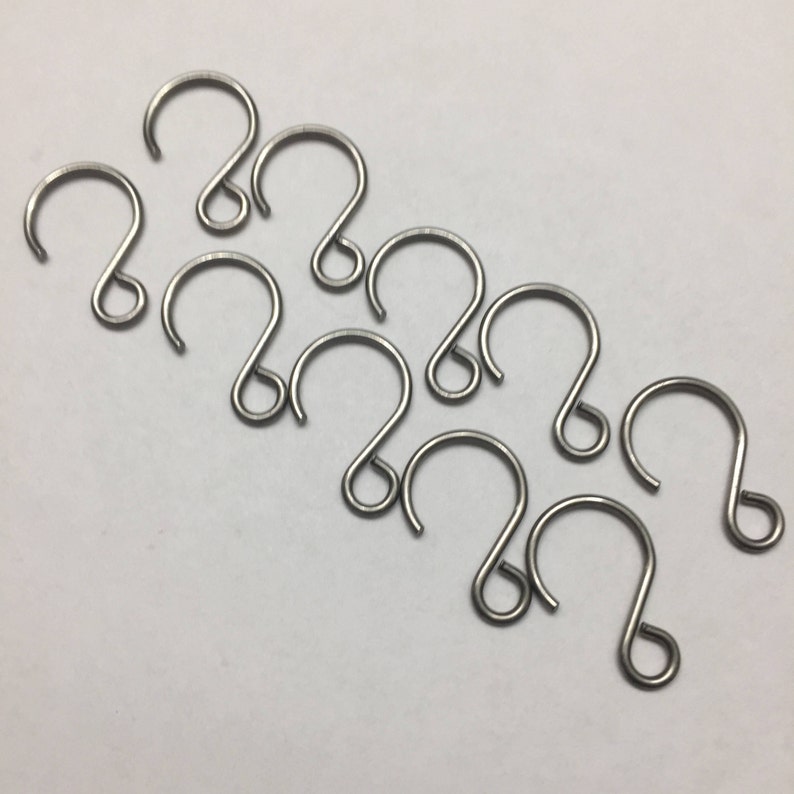 Set of 10 - 22mm Silver Hanging Hooks - Etsy