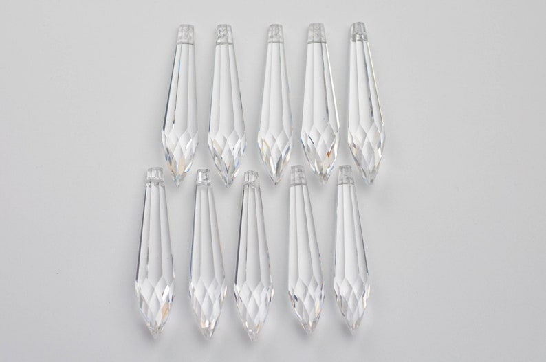 10 Asfour Full Lead Crystal Chandelier Crystals Prisms | Etsy