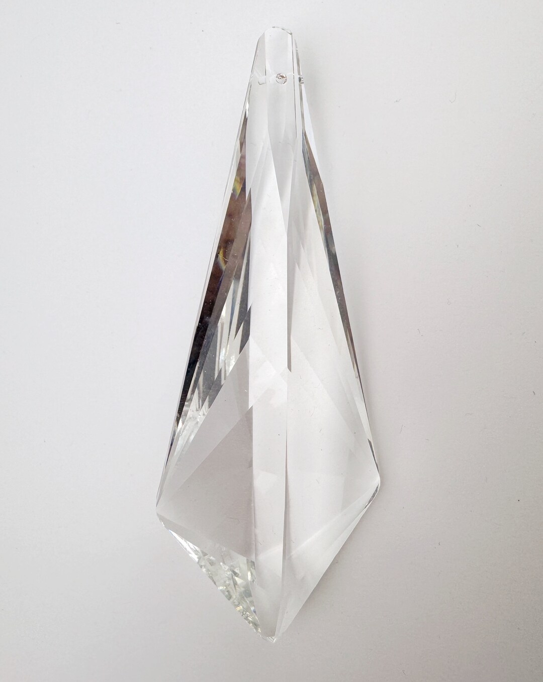 1 - 120mm Clear Chandelier Crystal Glass Prisms - Elongated Crystal - Etsy