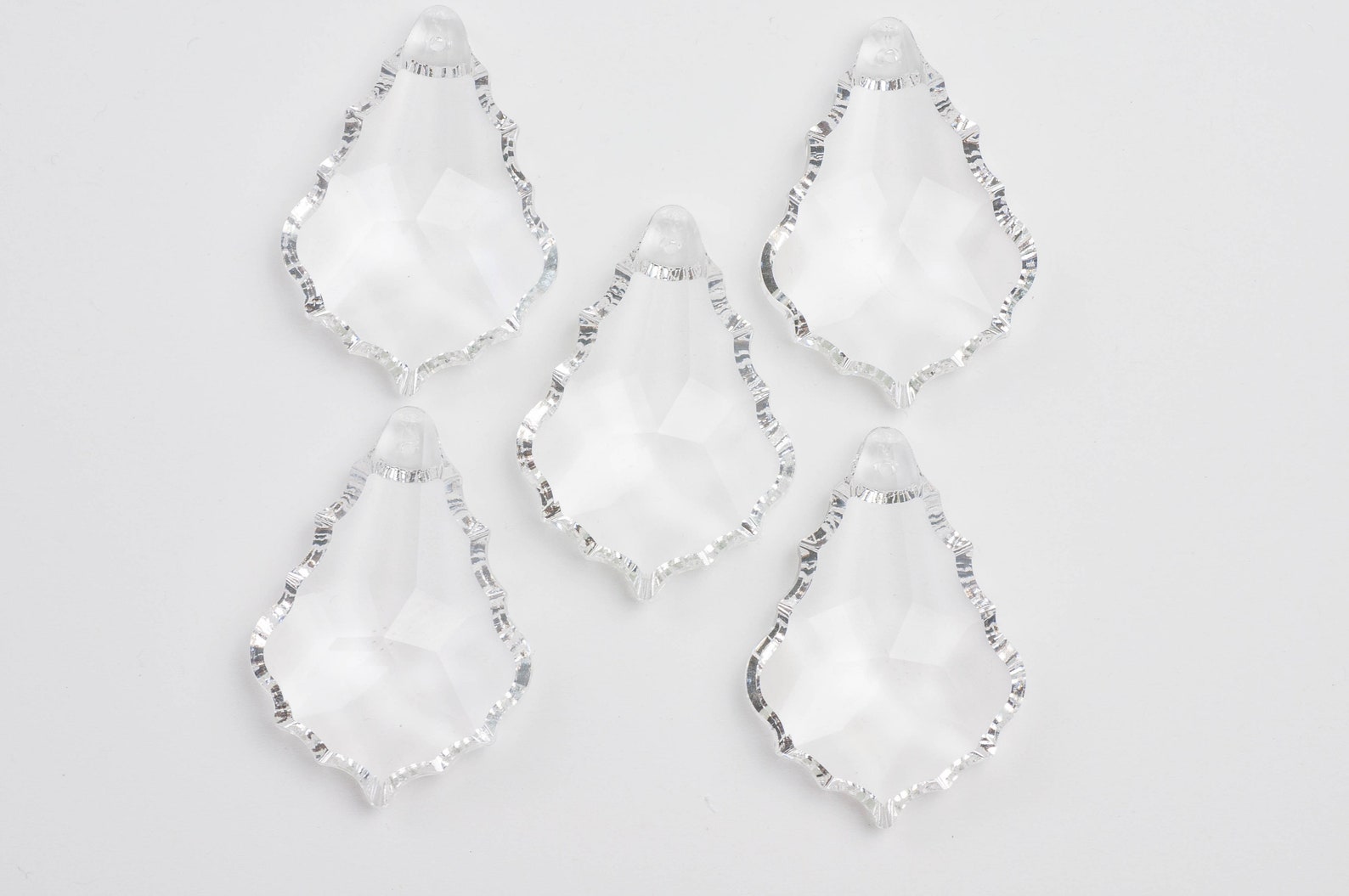 5 50mm Chandelier Crystal Prisms French Pendalogues ASFOUR - Etsy