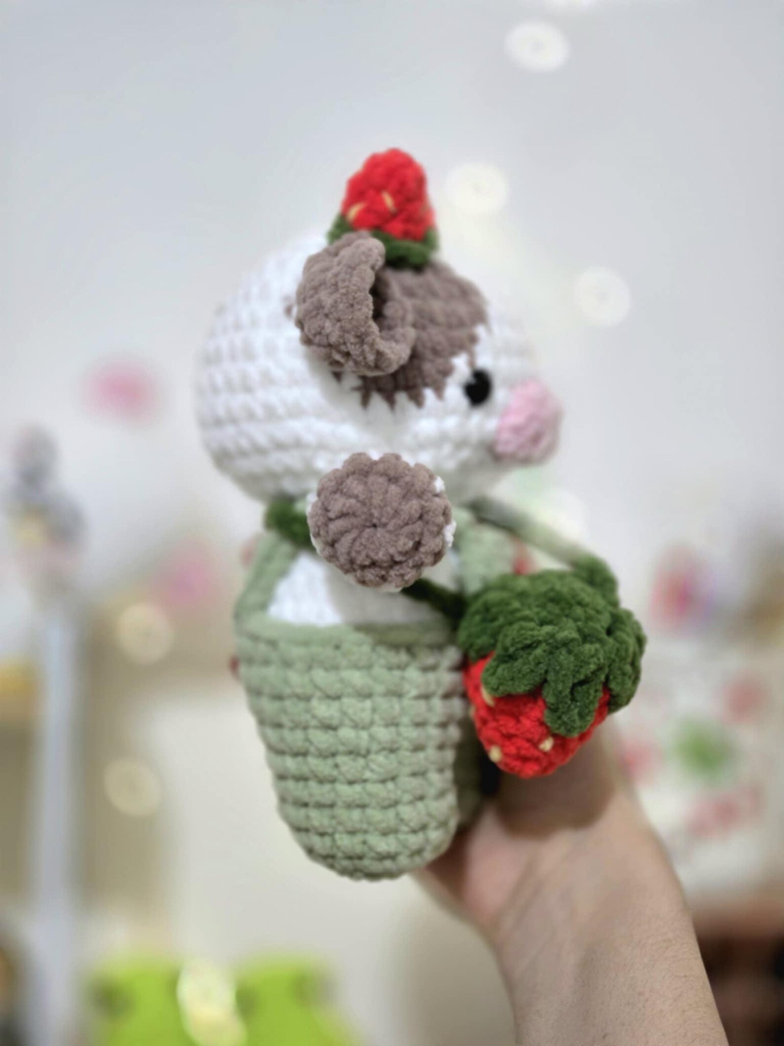 Cottagecore Crochet Cow Handmade - Etsy