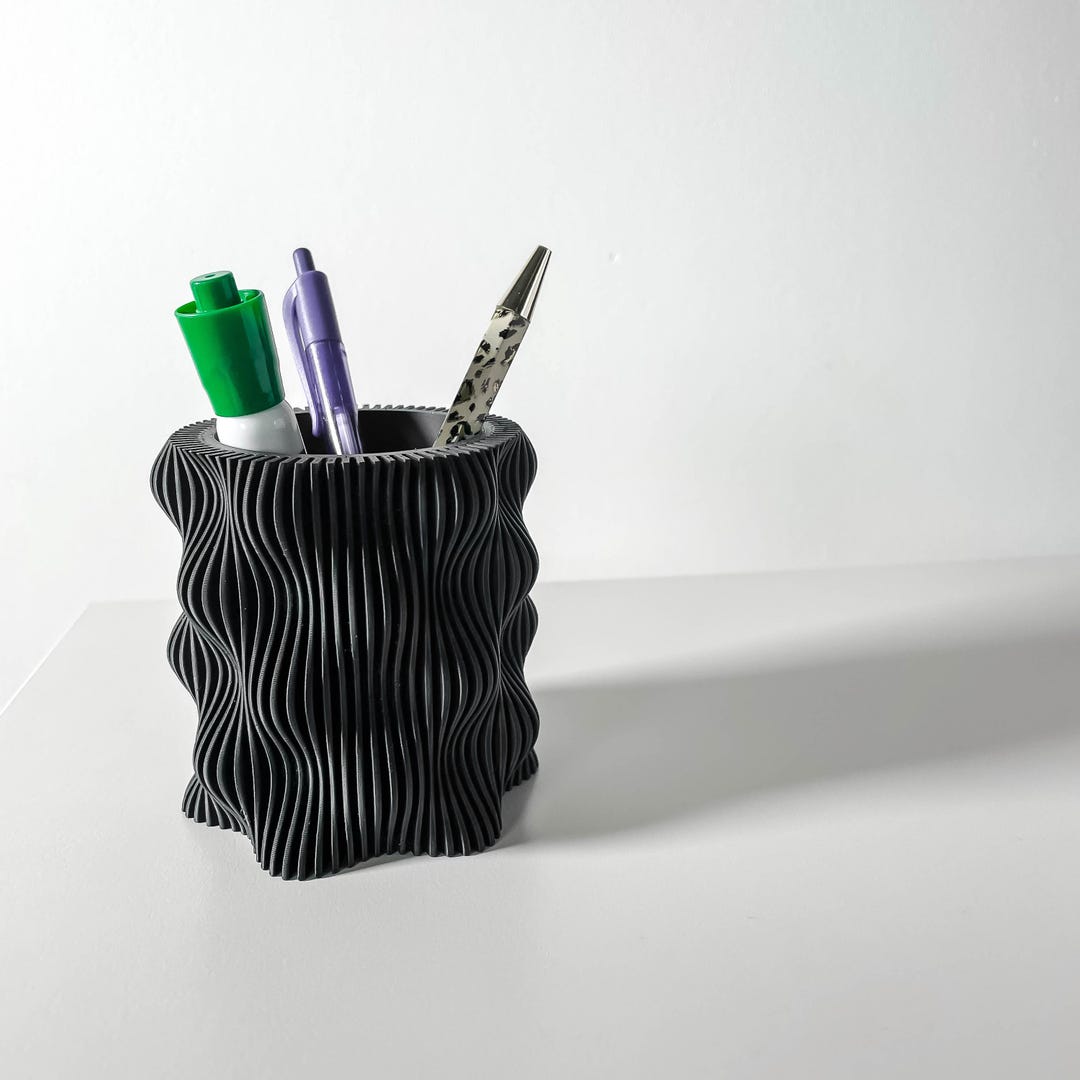 Muxel Pen Holder Modern Desk Organizer Minimalist Pencil Cup Stylish ...