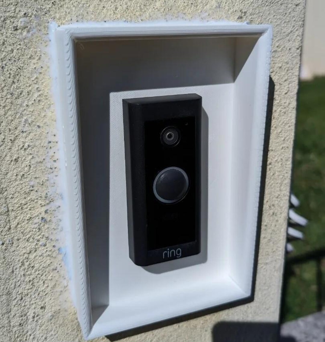 Ring Doorbell Cover 3D Printed Weatherproof Protective Case Custom ...