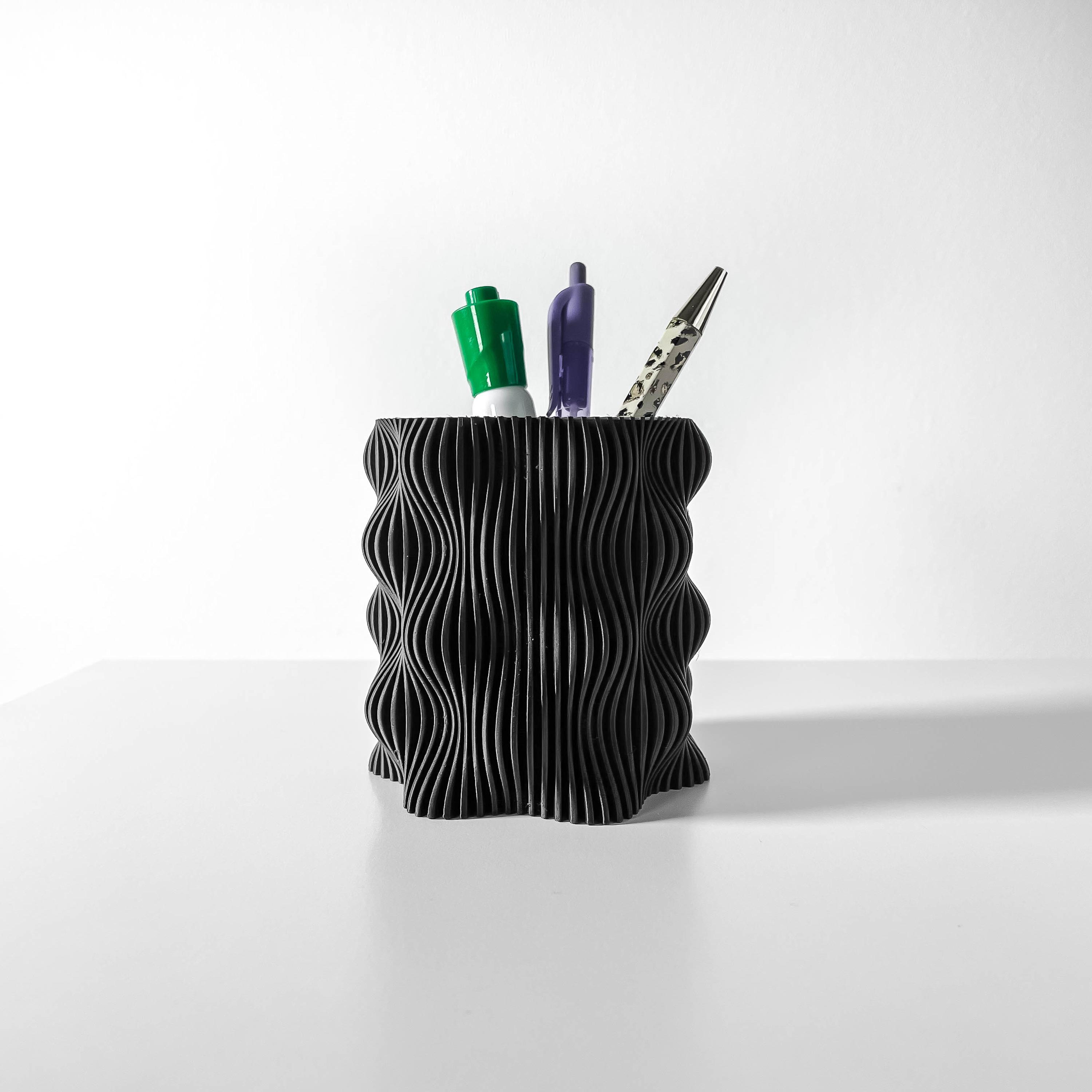 Muxel Pen Holder Modern Desk Organizer Minimalist Pencil Cup Stylish ...