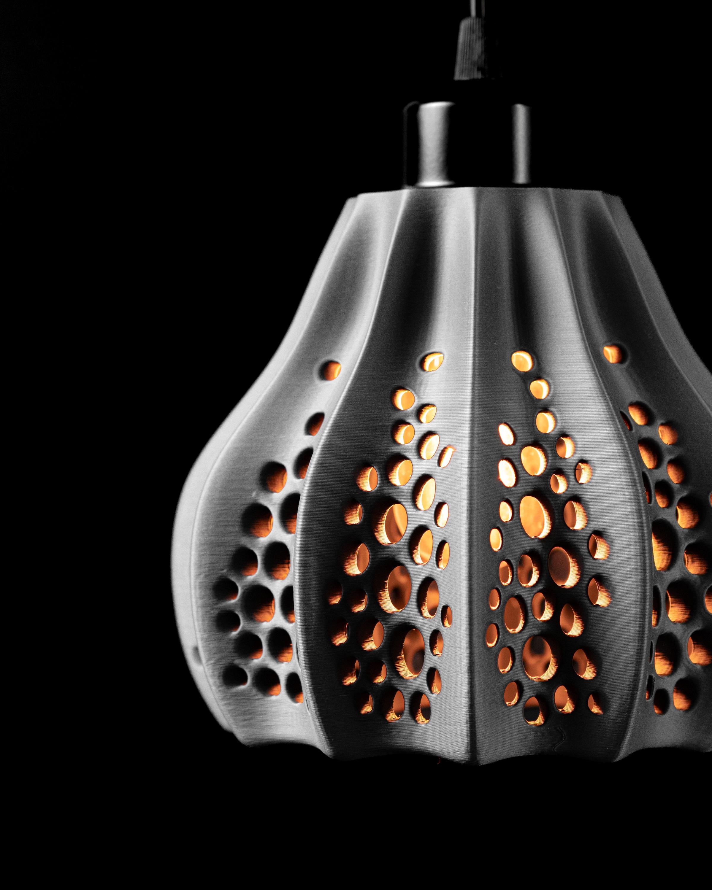 Seafront Pendant Lamp 3D Printed Modern Hanging Light Ocean-inspired ...