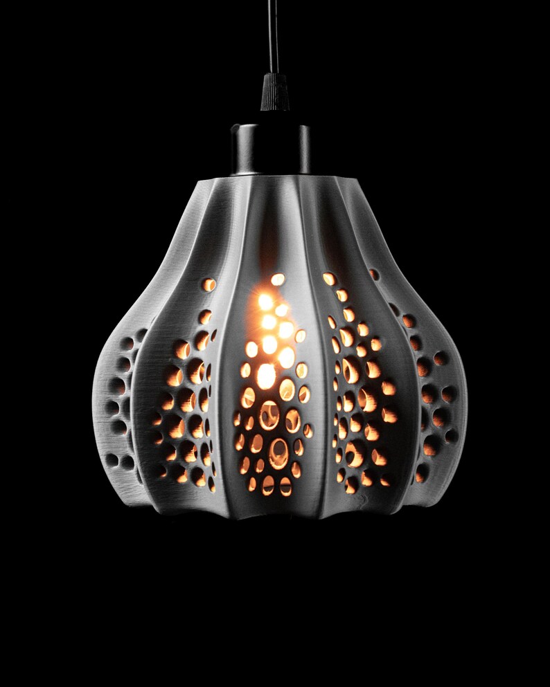Seafront Pendant Lamp 3D Printed Modern Hanging Light Ocean-inspired ...