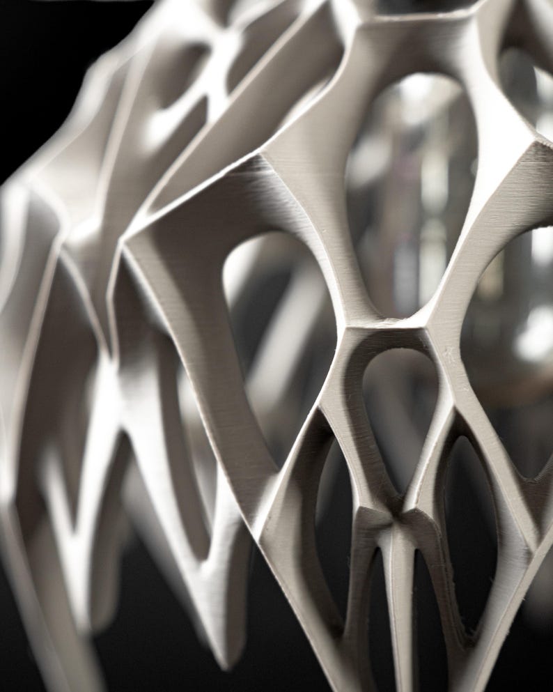 3D Printed Pendant Lamp: Modern Minimalist Light Fixture - Etsy