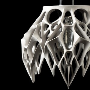 3D Printed Pendant Lamp: Modern Minimalist Light Fixture - Etsy