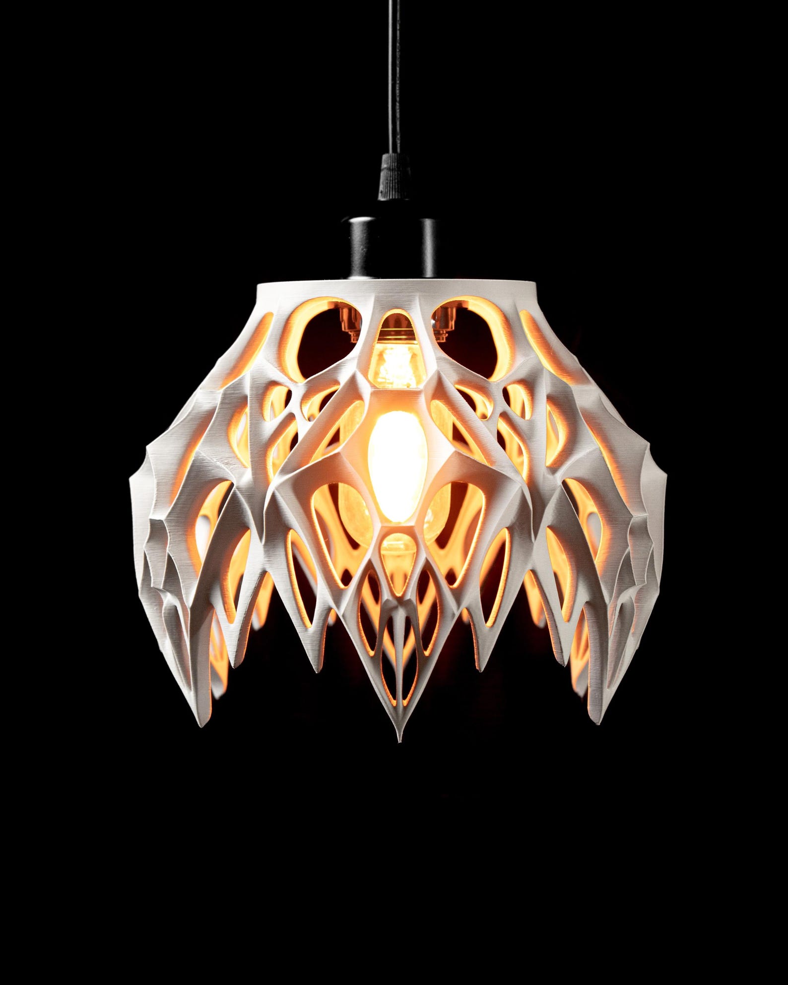 3D Printed Pendant Lamp: Modern Minimalist Light Fixture - Etsy
