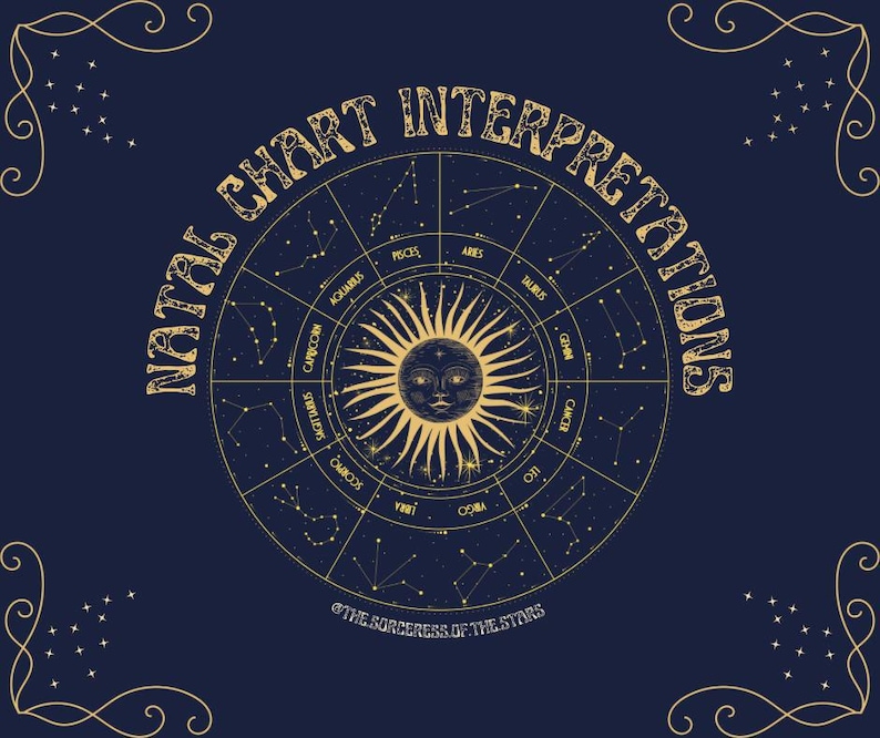 Natal Chart Reading. - Etsy