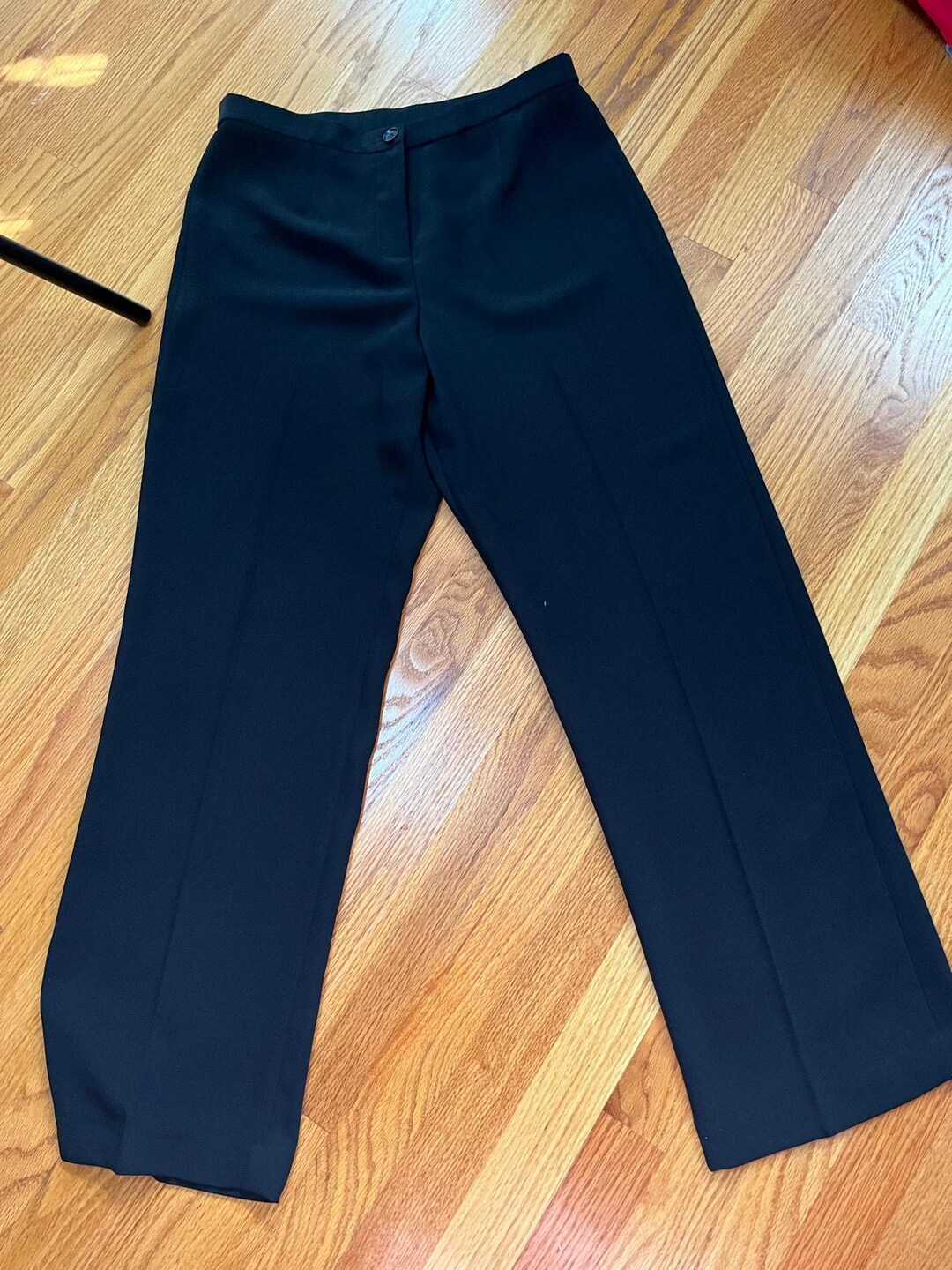 Vintage Pendleton Wide Leg High Rise Polyester Flat Front Dress Pants 8 ...