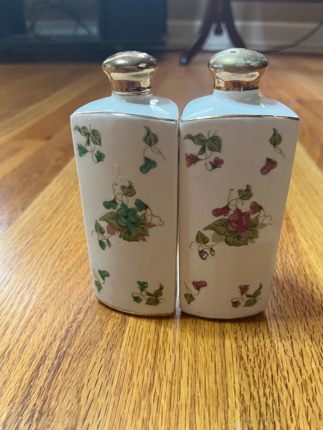 Vintage Unique Triangle Salt and Pepper Shakers - Etsy