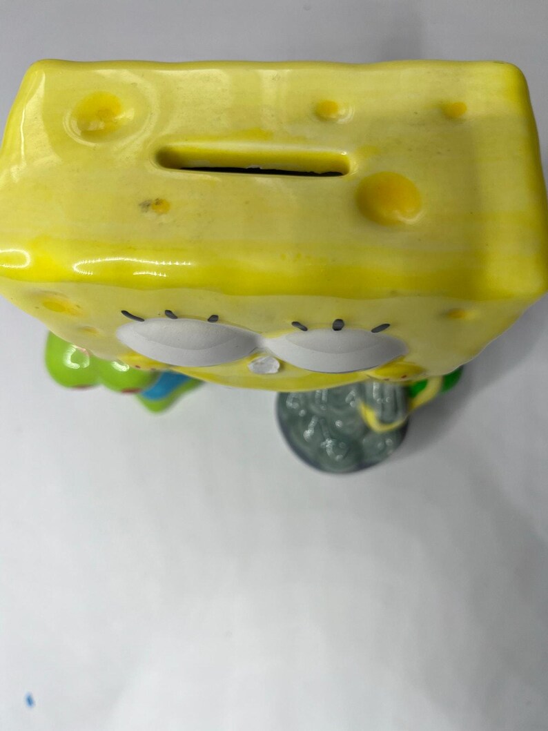 Nickelodeon Spongebob Squaepants Bank 2004 Signed Read Description - Etsy