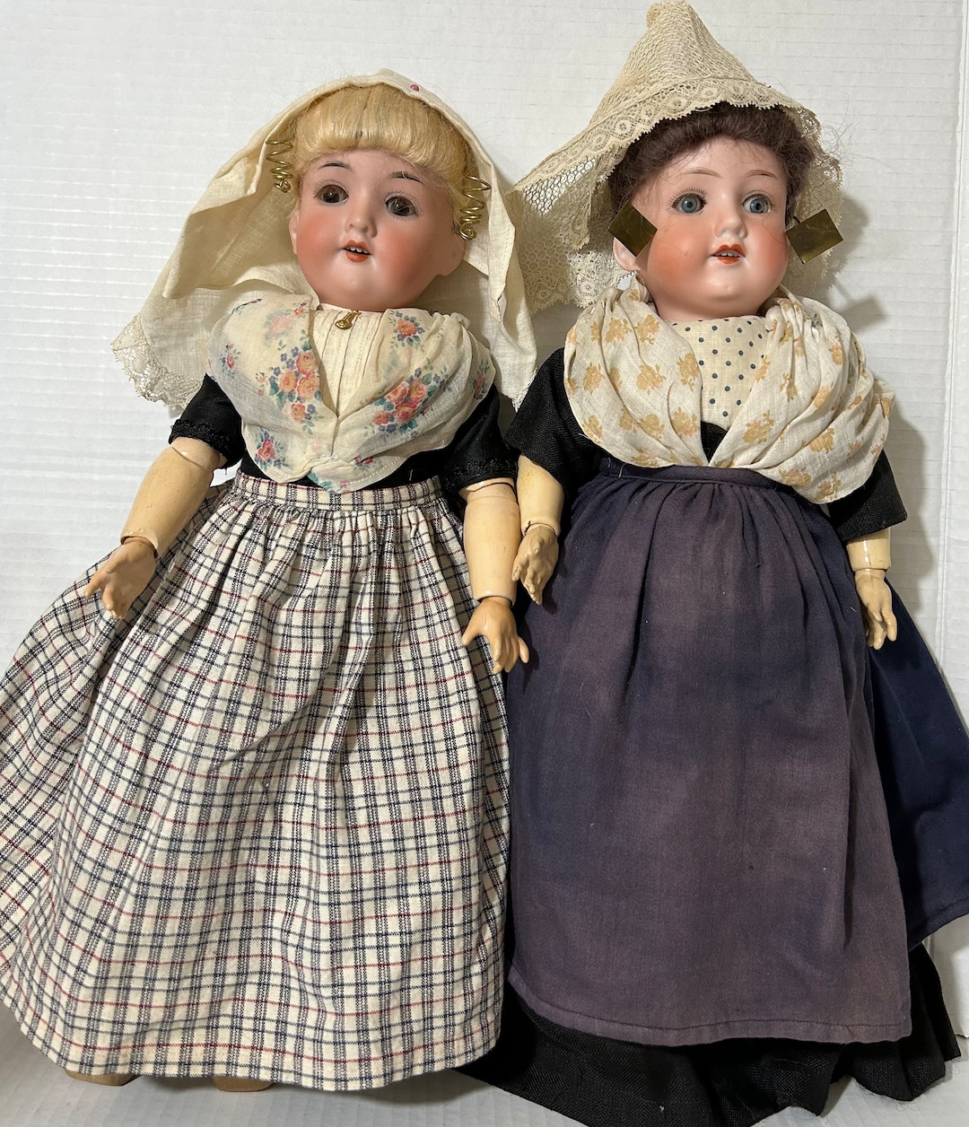 Pair Antique 16bisque Dolls AM Armand Marseille Orig - Etsy