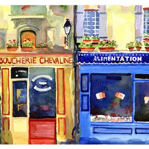 Provence France Art Print - French Shop Window - Clem Davinci ...
