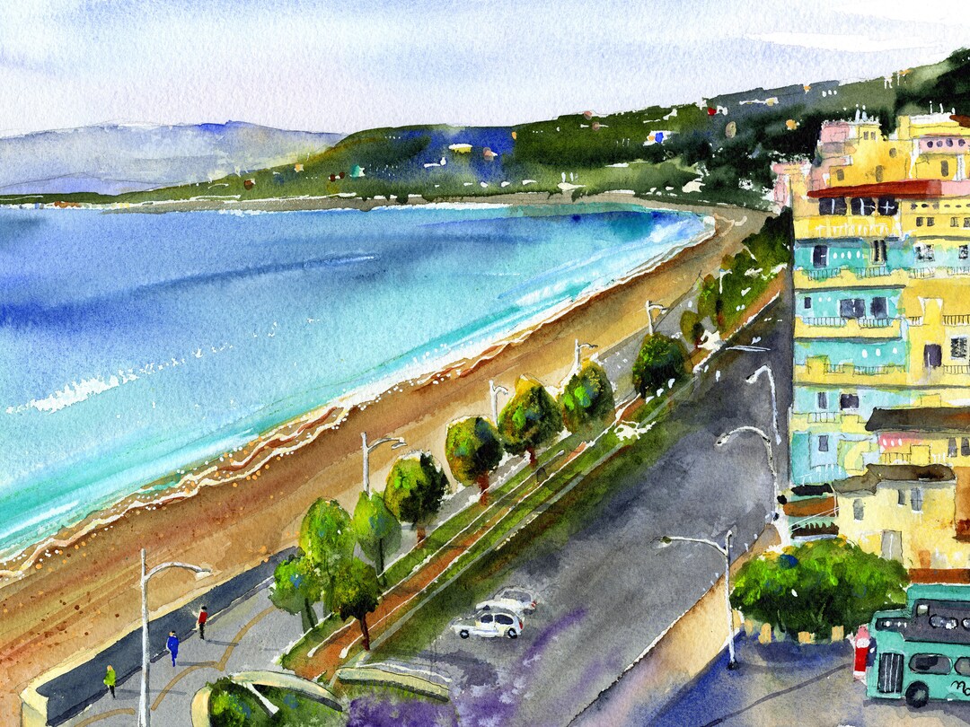 CALABRIA Catanzaro Lido Italy, Beaches of Italy Wall Art, Paintings of ...