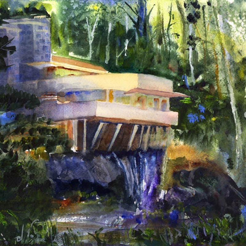 Fallingwater - Etsy