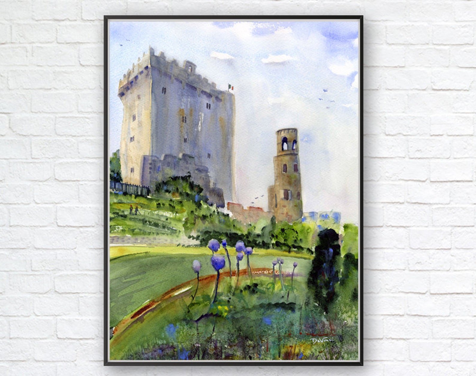 Ireland Blarney Stone Blarney Castle Wall Art Paintings - Etsy