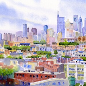 Philadelphia Skyline, Bok Building View, Philly Art Prints, South ...