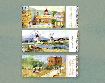 Italian Bookmarks | Etsy