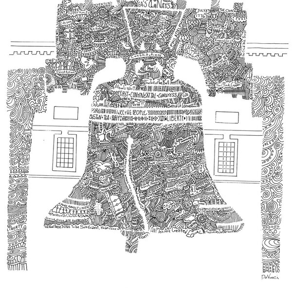 Liberty Bell Print - Etsy